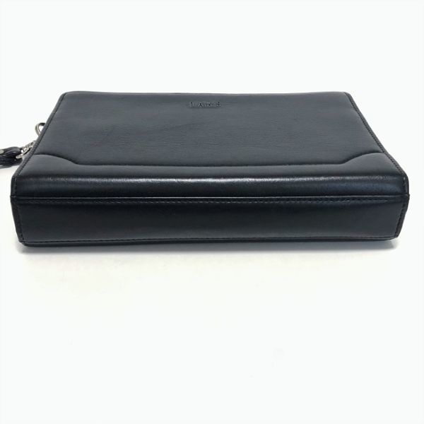 W009 ダックス レザー セカンドバッグ 黒 クラッチバッグ DAKS 775996(その他)｜売買されたオークション情報、yahooの商品 ...