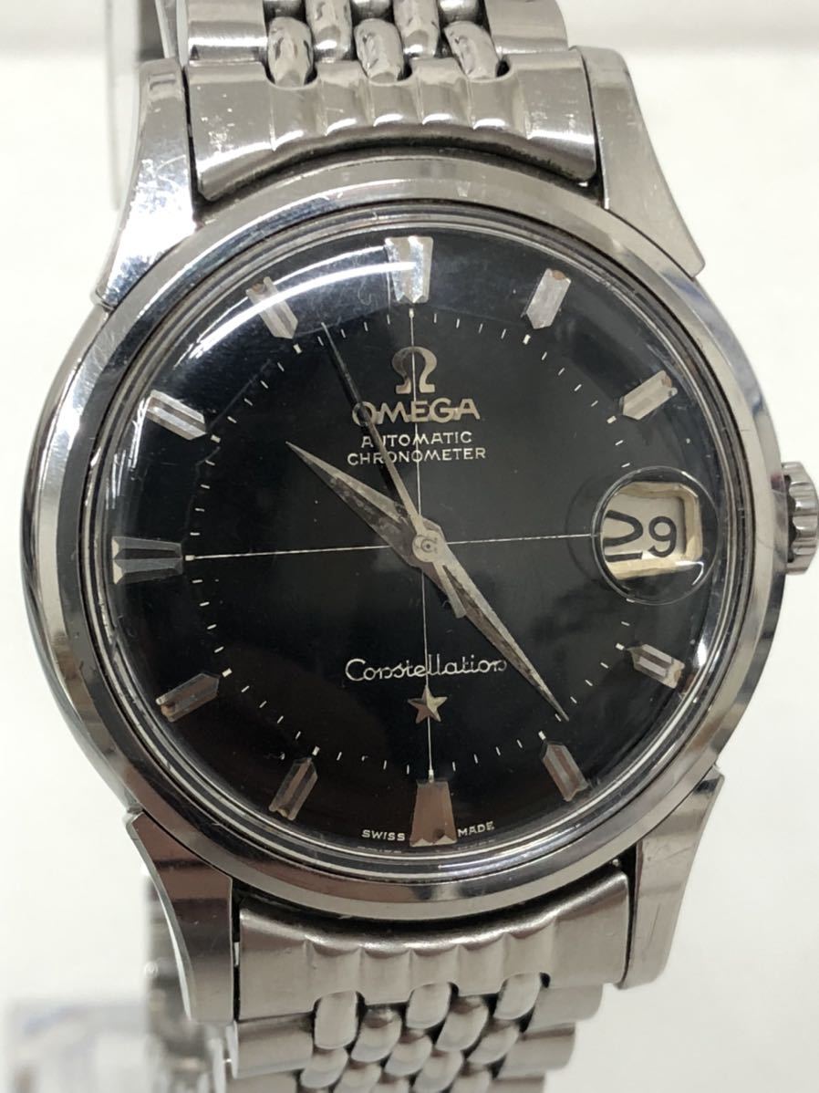 OMEGA コンステレーション オメガ 12角 黒 クロノメーター Ref 14393 9 SC Cal 561 OMEGA ...