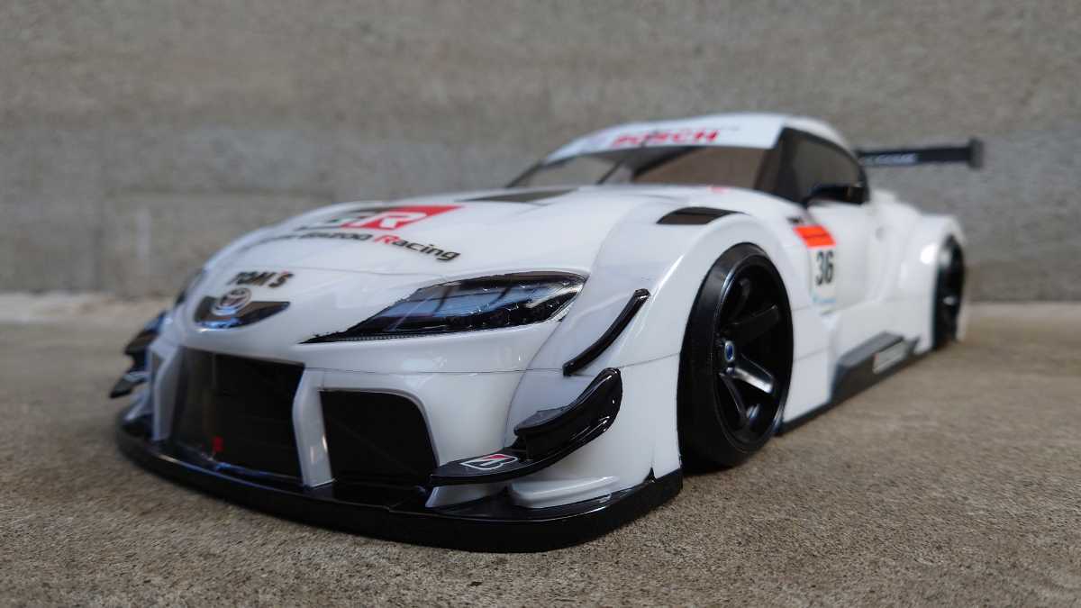 1/10 RCボディ タミヤ au TOM'S GRスープラ GT500 完成品 TT02シャーシ付き(ボディ)｜売買されたオークション情報、yahooの商品情報をアーカイブ公開 ...
