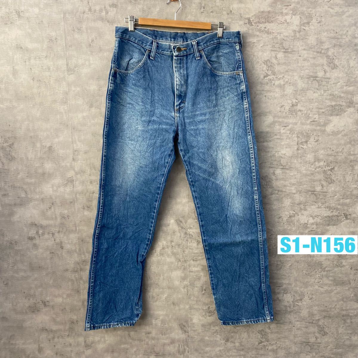 RUSTLER ブルー デニムジーンズパンツ 34×30 87619PW RN 130273 USA 海外輸入 古S1-N156(W34 ...