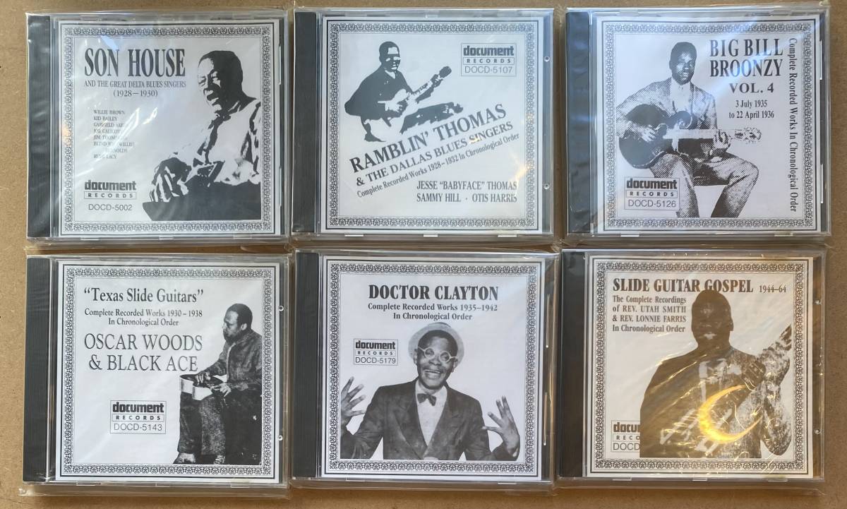 まとめて 盤質 ブルース CD合計6枚セット Doctor Clayton/Rev. Utah Smith & Rev. Lonnie ...