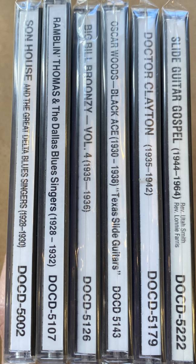 まとめて 盤質 ブルース CD合計6枚セット Doctor Clayton/Rev. Utah Smith & Rev. Lonnie ...