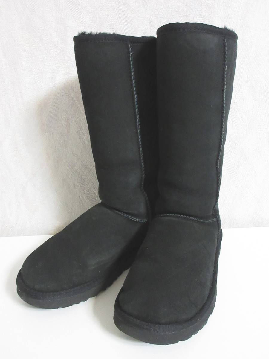 アグ UGG ムートンブーツ 黒 ブラック 7 hj135(US7)｜売買されたオークション情報、yahooの商品情報をアーカイブ公開 - オークファン（aucfan.com）