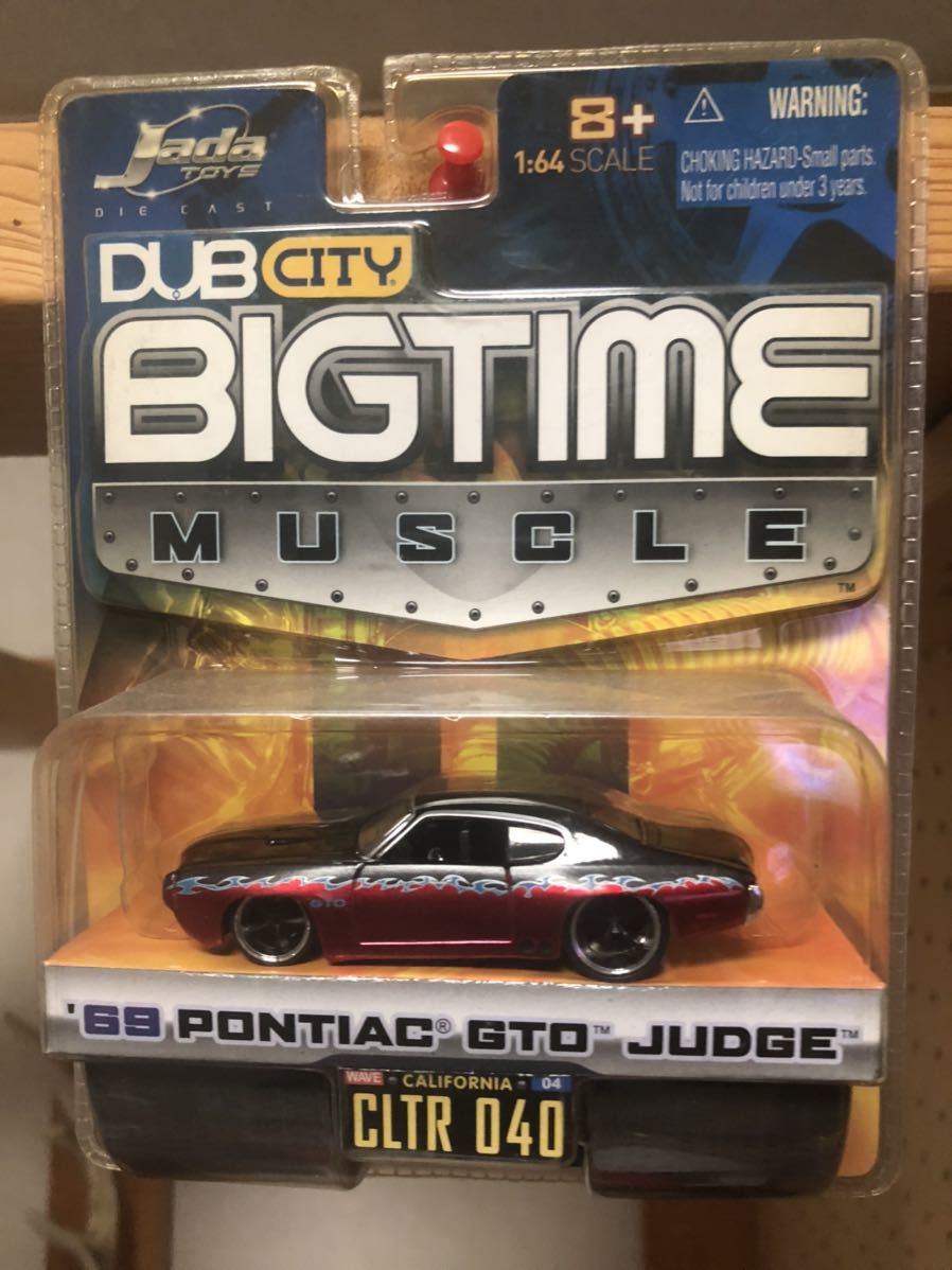 JADA 1/64 DUB CITY BIGTIME MUSCLE ‘69 Pontiac GTO judge ミニカー 2005年(Jada ...