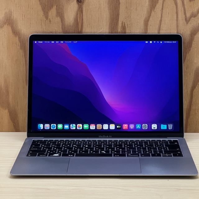 Macbook Air A1932 2018 Core i5-8210Y メモリ16GB SSD128GB mac OS Monterey ...