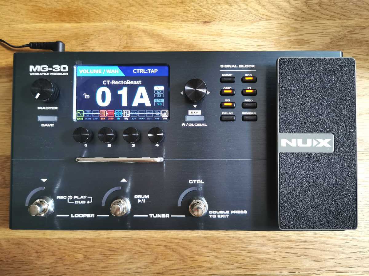 NUX/MG-30 Versatile Modeler ニューエックス マルチエフェクター MG30(マルチエフェクター)｜売買された ...