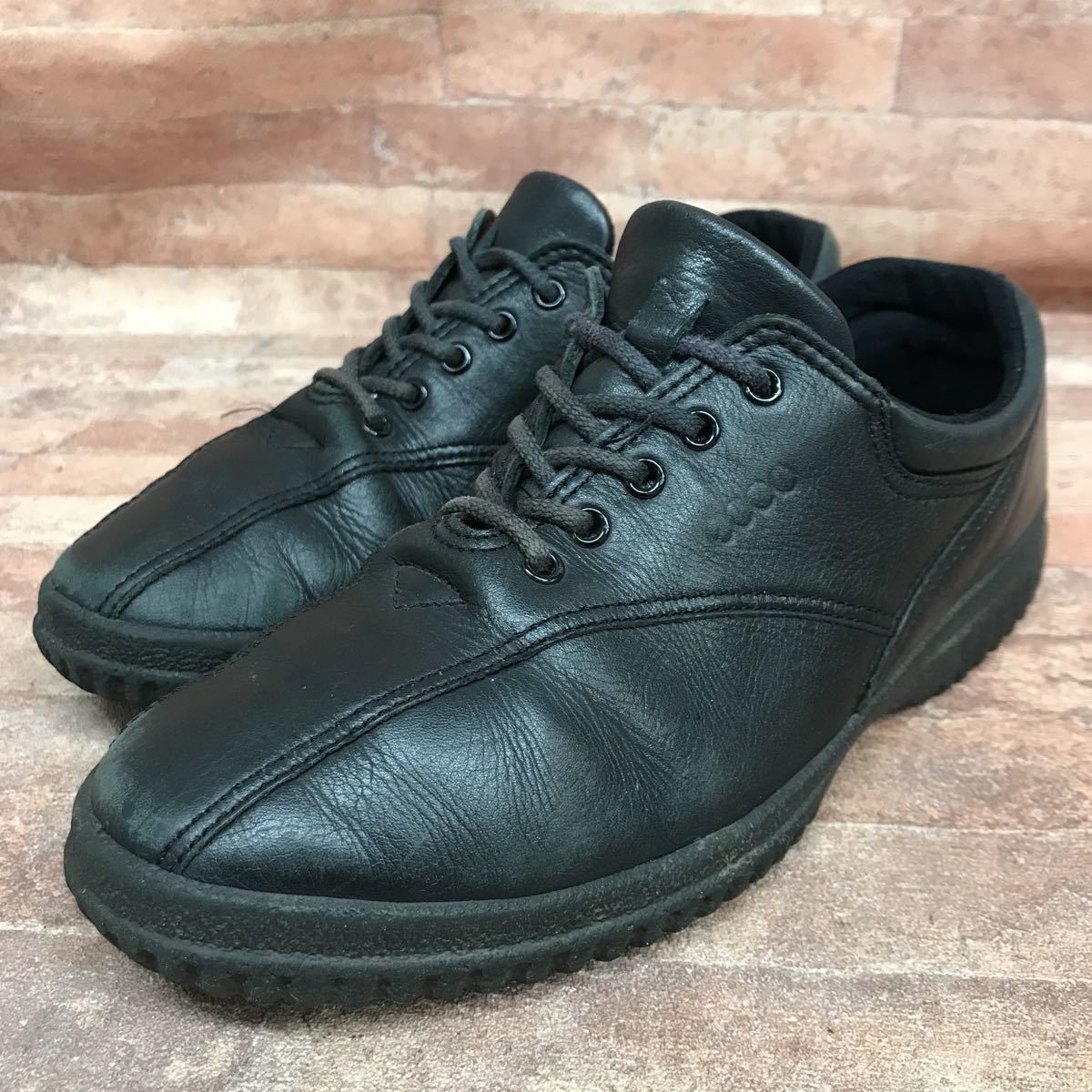 A-260 ecco エコー カジュアルシューズ ウォーキングシューズ レザーシューズ ブラック レディース 22.5EEE(ウォーキングシューズ)｜売買されたオークション情報、yahooの ...