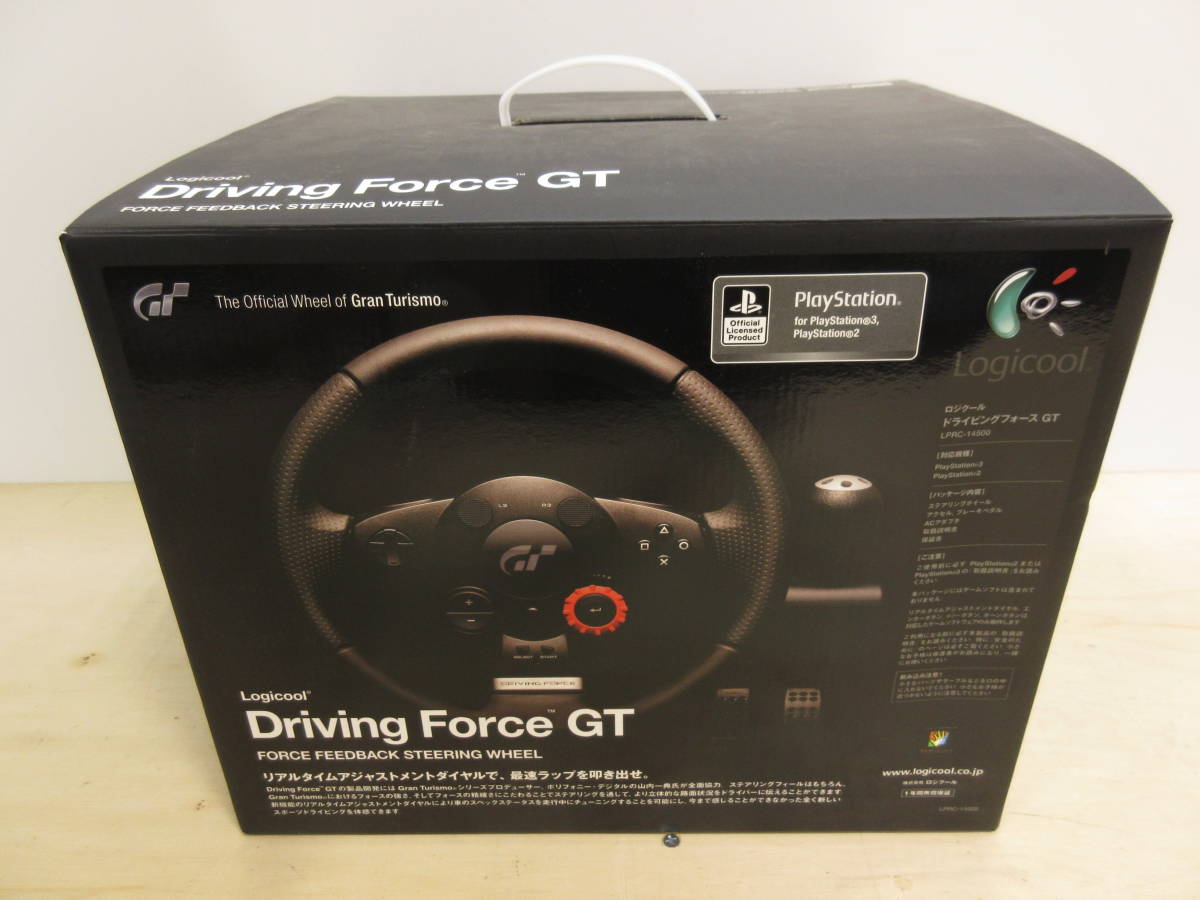 065 ジャンク ロジクール ドライビングフォースGT Logicool Driving Force GT LPRC-14500 ステアリングコントローラー ハンコン(アクセサリ、周辺機器 ...