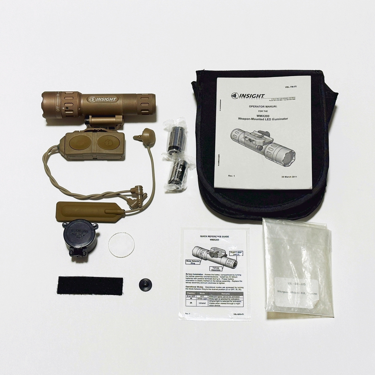 実物 Insight Technology WMX200 VBL-007-A5 フルキット スイングモデル ODA CIF CRF ...