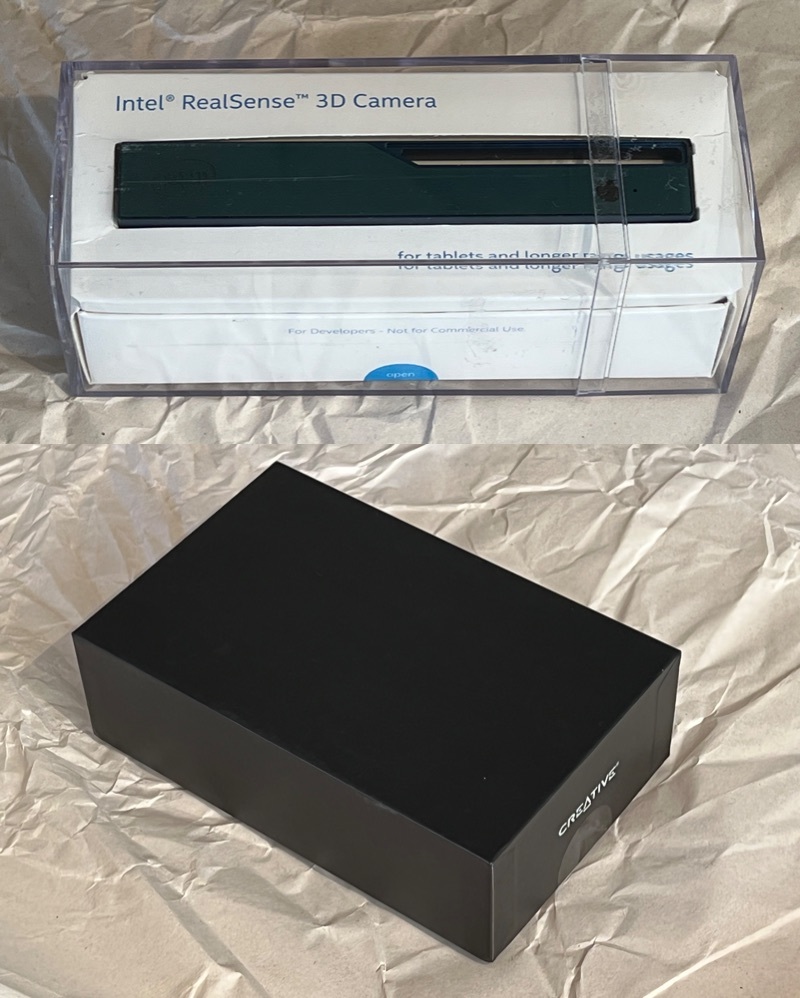 ほぼ Intel RealSense SR300+R200セット/RealSense Developer Kit R200/CREATIVE ...