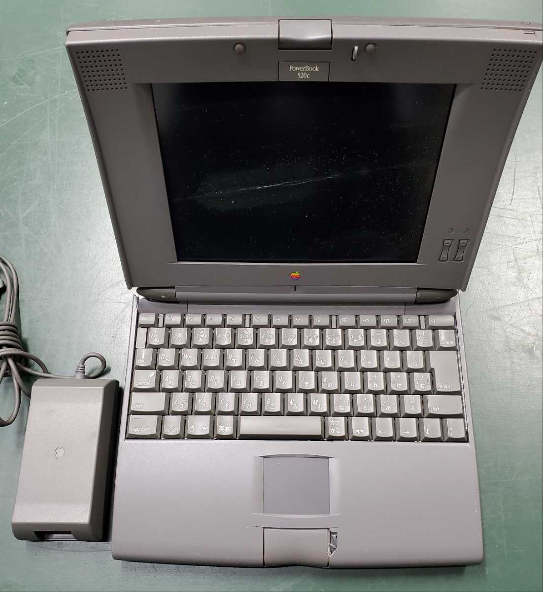 Apple ノートPC PowerBook 520c 電源アダプター付き 無保証 ジャンク品 部品取などに 破損箇所あり(その他)｜売買された ...