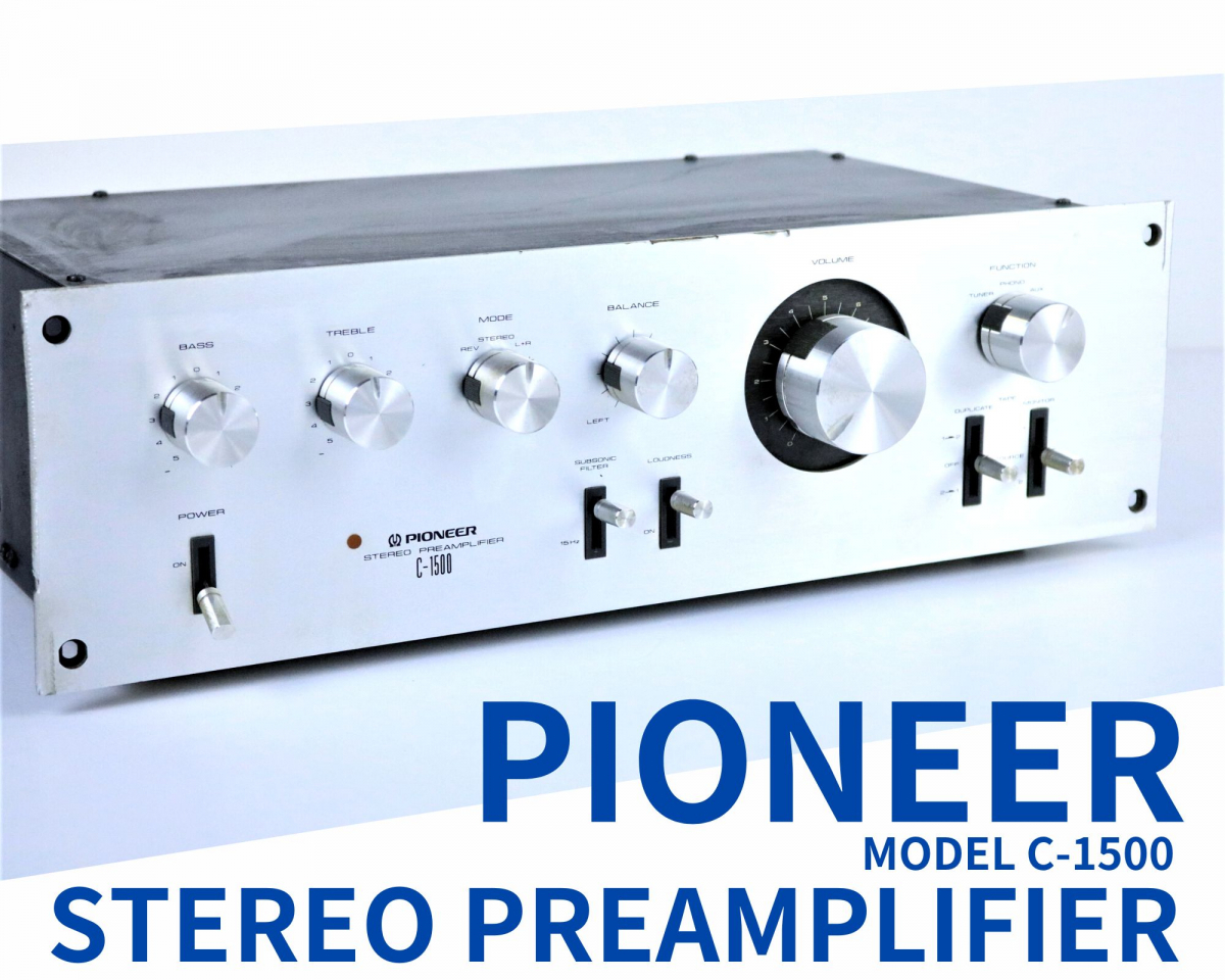 程度良好 メンテナンス済み PIONEER C-1500 ステレオ プリメインアンプ 005FEBZ66(パイオニア)｜売買されたオークション情報、yahooの商品情報をアーカイブ公開 ...