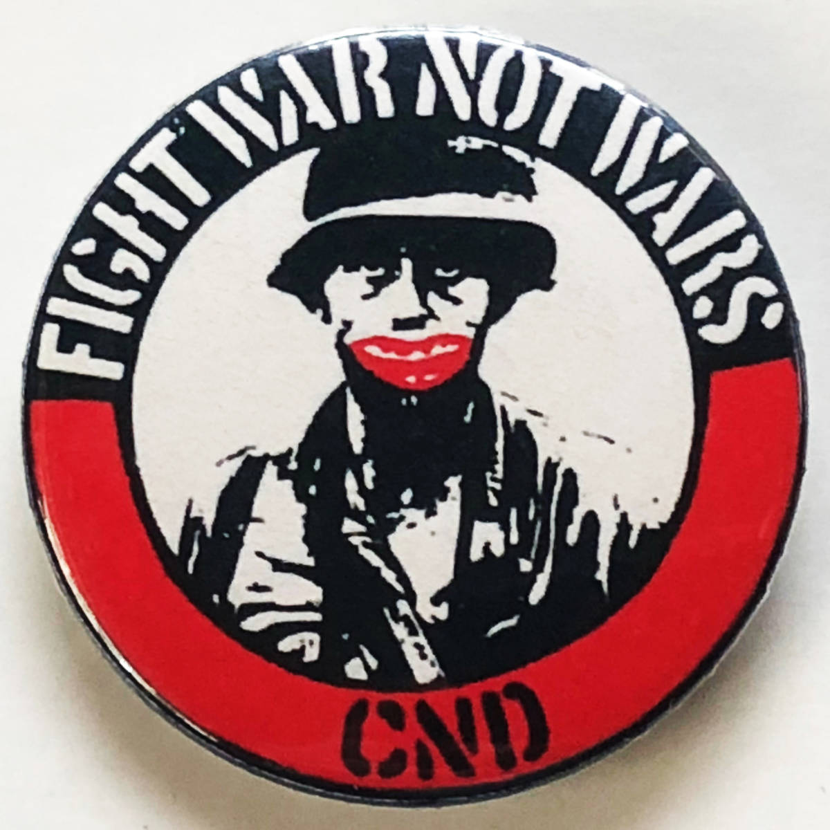 CRASS - Fight War Not Wars 缶バッジ 25mm #UK #punk #80's cult killer punk ...