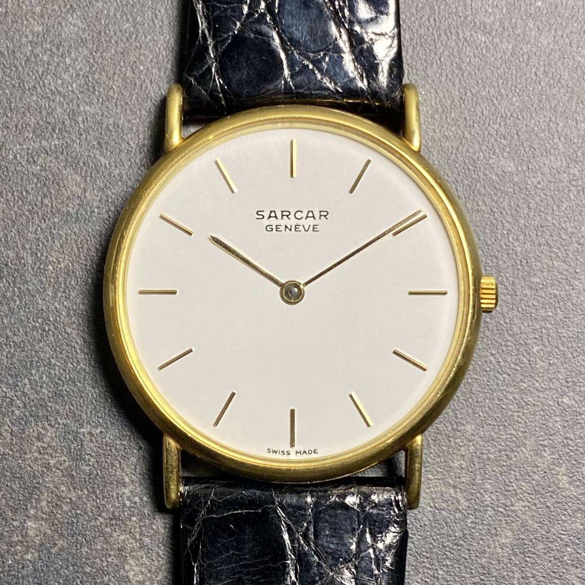 SARCAR GENEVE K18 750 GOLD 金 ゴールド アンティーク 腕時計 G4(2針（時、分）)｜売買されたオークション情報 ...