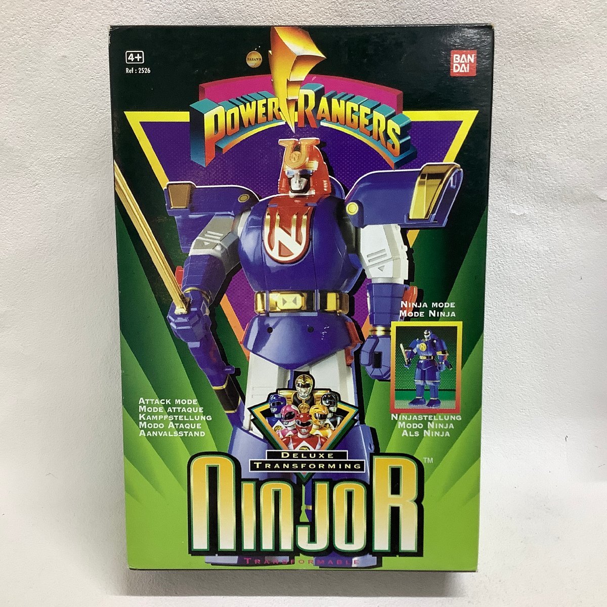 BANDAI SABAN'S POWER RANGERS DELUXE TRANSFORMING NINJOR パワーレンジャー ニンジャー ...