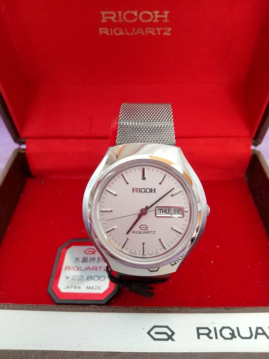 RICHO腕時計 RIQUARTZ 水晶時計 リコー腕時計 レトロ腕時計 JAPAN MADE 店頭展示品Ⅱ(3針＋カレンダー)｜売買された ...