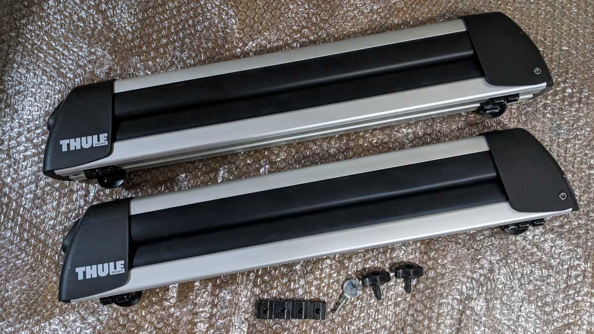 THULE 725 726 ウイングバー エアロバー対応 スキー スノボ キャリア スーリー スノーボード ケプニカイザー アタッチメント ...