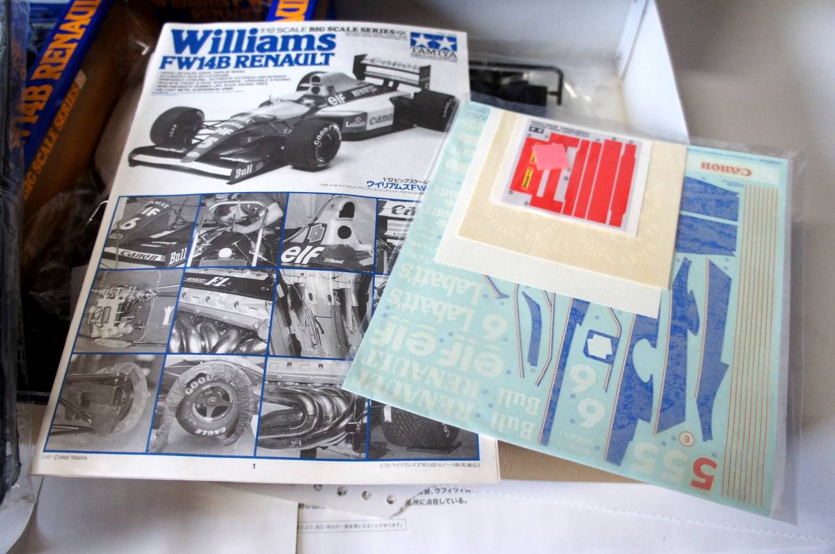 タミヤ1/12 ビックスケールNO.29 ウイリアムズFW-14Bルノー / Williams FW14B(フォーミュラ)｜売買された ...