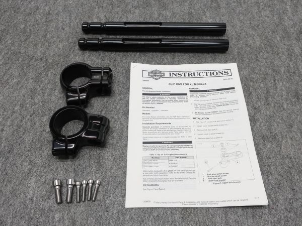 スポーツスター 16- 純正 セパハン クリップオン ハンドルバーキット 55800668 返品可 60サイズ X120204H T01K ...