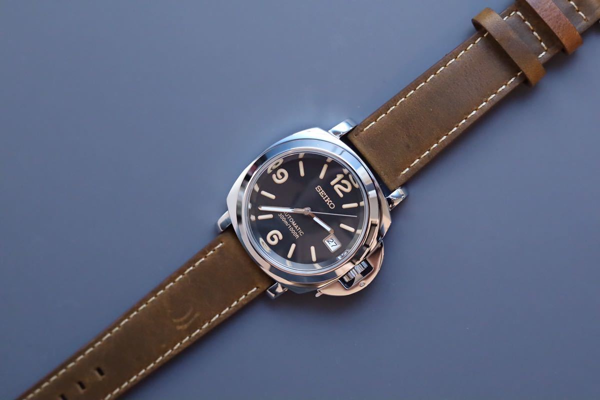 1円〜 seiko mod PANERAI 風 カスタム パネライ風 nh35 自動巻き(3針（時、分、秒）)｜売買されたオークション情報 ...