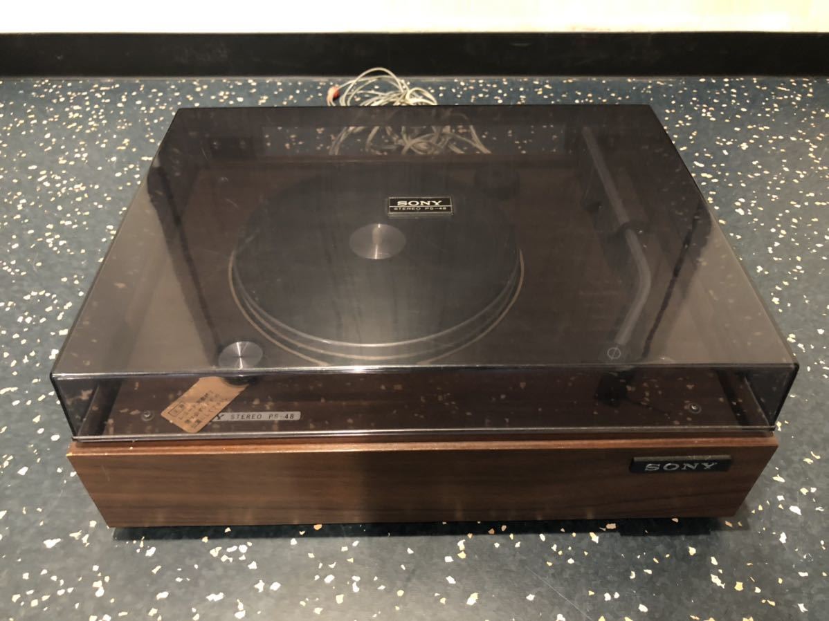 &迅速発送 SONYソニー ステレオレコードプレーヤー PS-48 通電未確認商品(ソニー)｜売買されたオークション情報、yahooの商品情報 ...