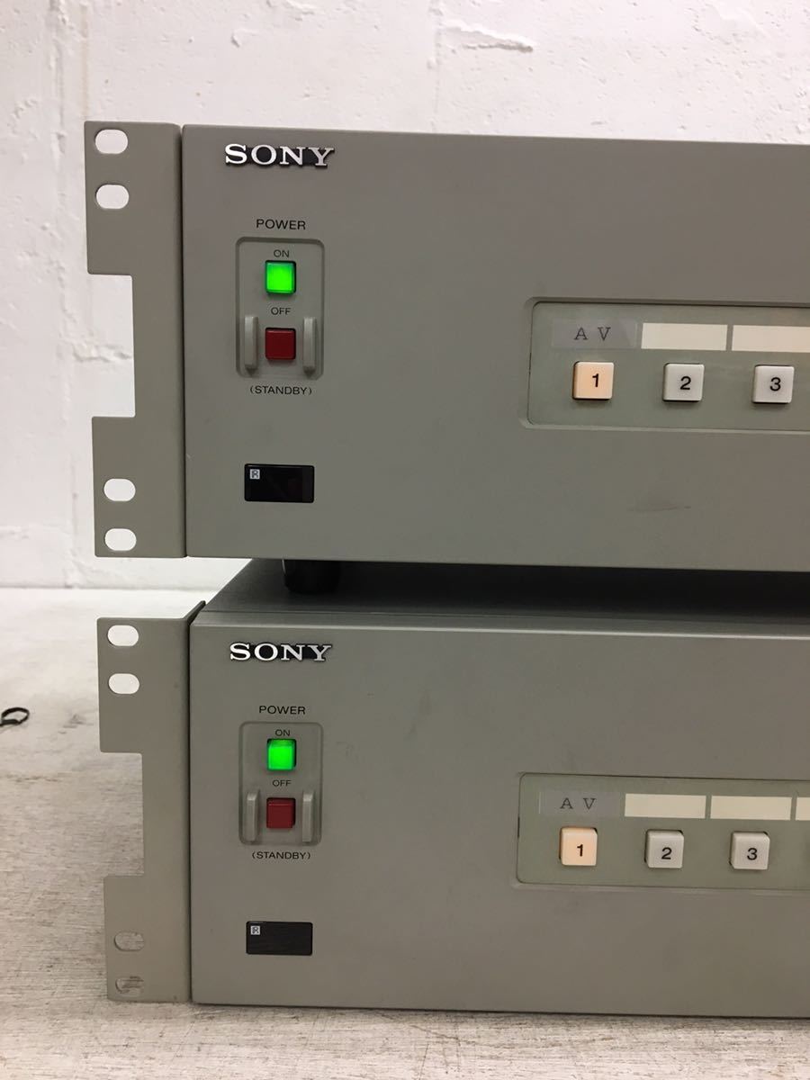 x0125-10 SONY / SIGNAL INTERFACE SWITCHER / PC-1271J 2点まとめて 通電確認済 現状品 ...