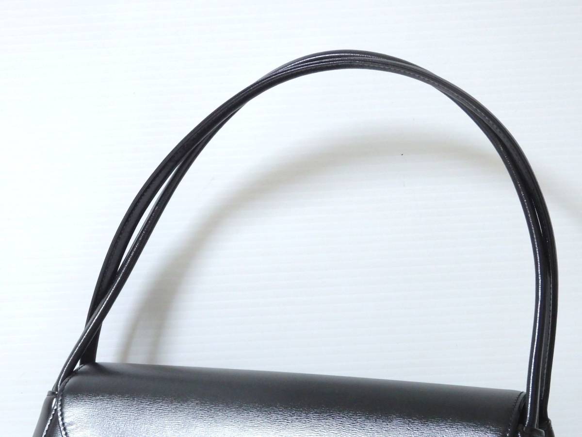 ＜本物 Kitamura キタムラ The HANDBAG byK フォーマル ハンドバッグ レザー 黒＞4.23.2 定形外発送OK 710 ...