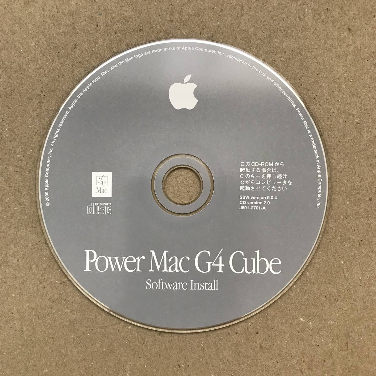 Apple Mac OS 9 インストールディスク version 9.0.4 Power Mac G4 Cube付属品(その他)｜売買されたオークション情報、yahooの商品情報をアーカイブ ...