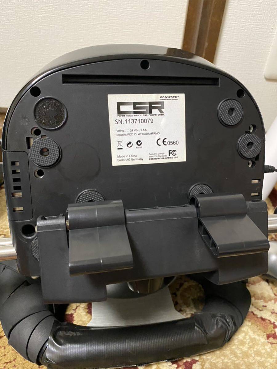 訳あり 動作確認品 Fanatec Forza Motorsport CSR wheel ハンコン フルセット ファナテック(テレビゲーム ...