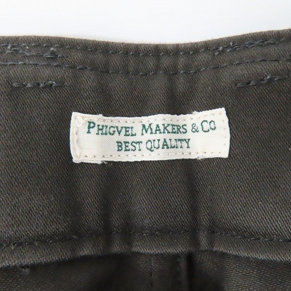 PHIGVEL MAKERS & Co./フィグベル MOLESKIN 2TUCK TROUSERS トラウザーズ PMAI-PT08/2 /060(Mサイズ)｜売買されたオークション情報 ...