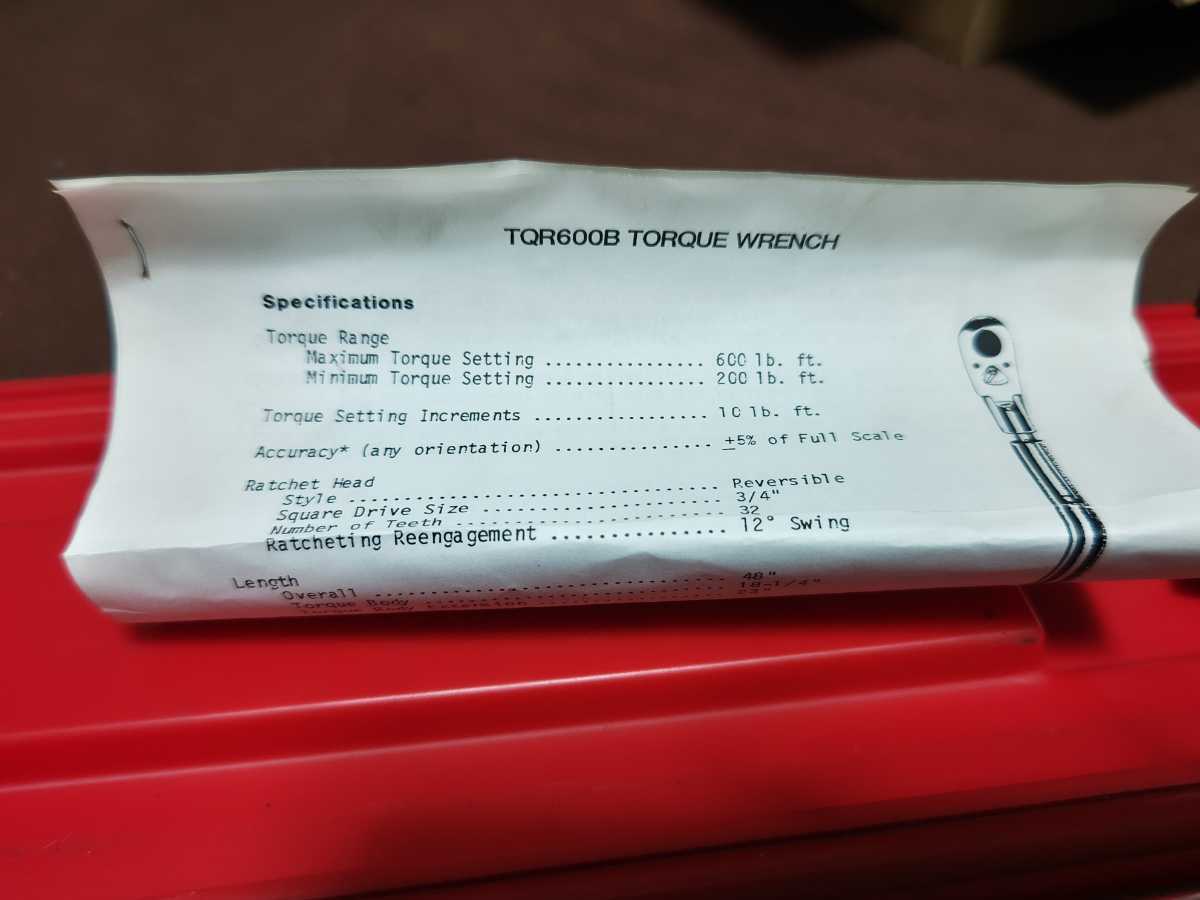 断捨離即落7万スナップオン トルクレンチレンチTQR600B 300nm-800nm(トルクレンチ)｜売買されたオークション情報、yahooの ...