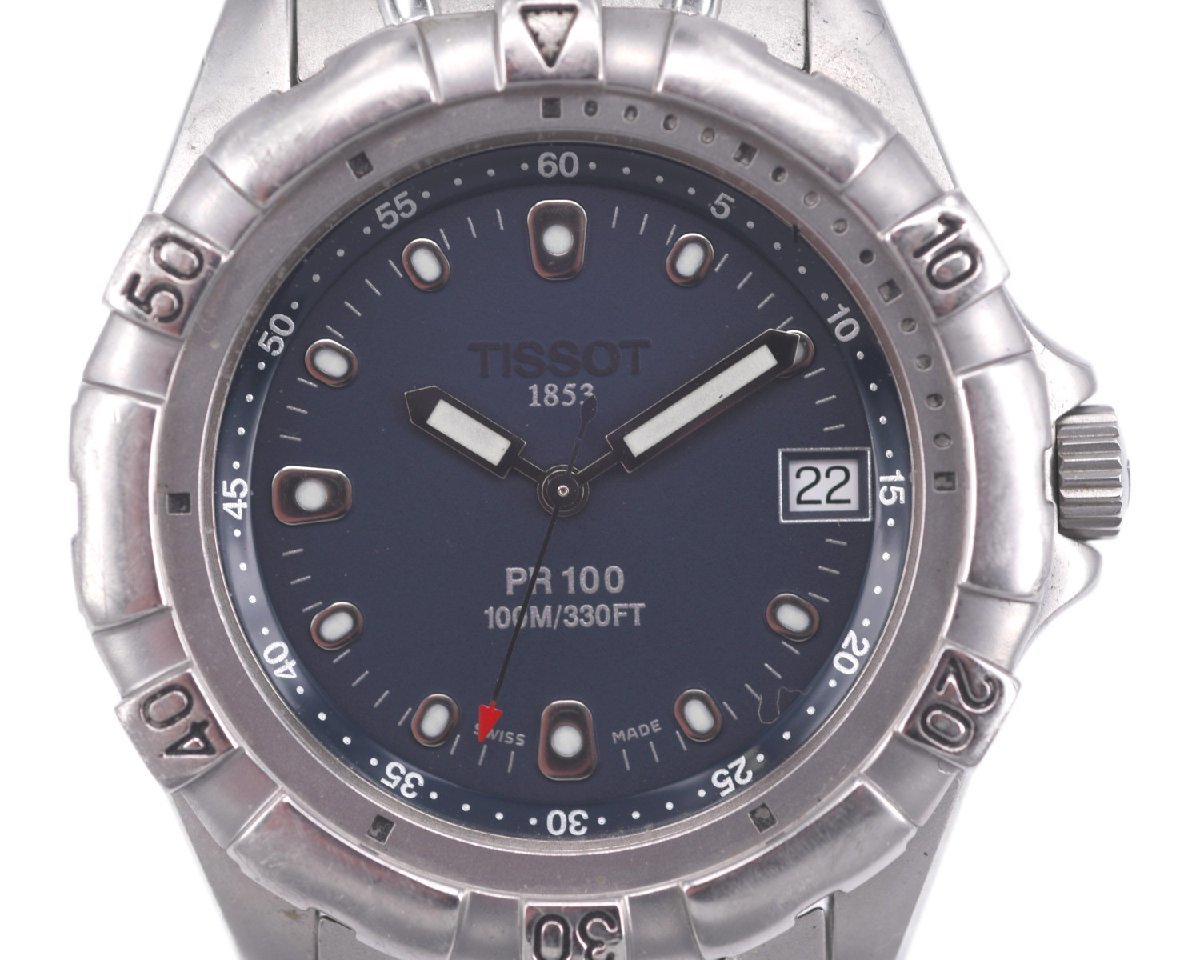品 稼働品 TISSOT ティソ PR100 メンズ P363 クォーツ 純正ブレス 品(ティソ)｜売買されたオークション情報、yahooの ...