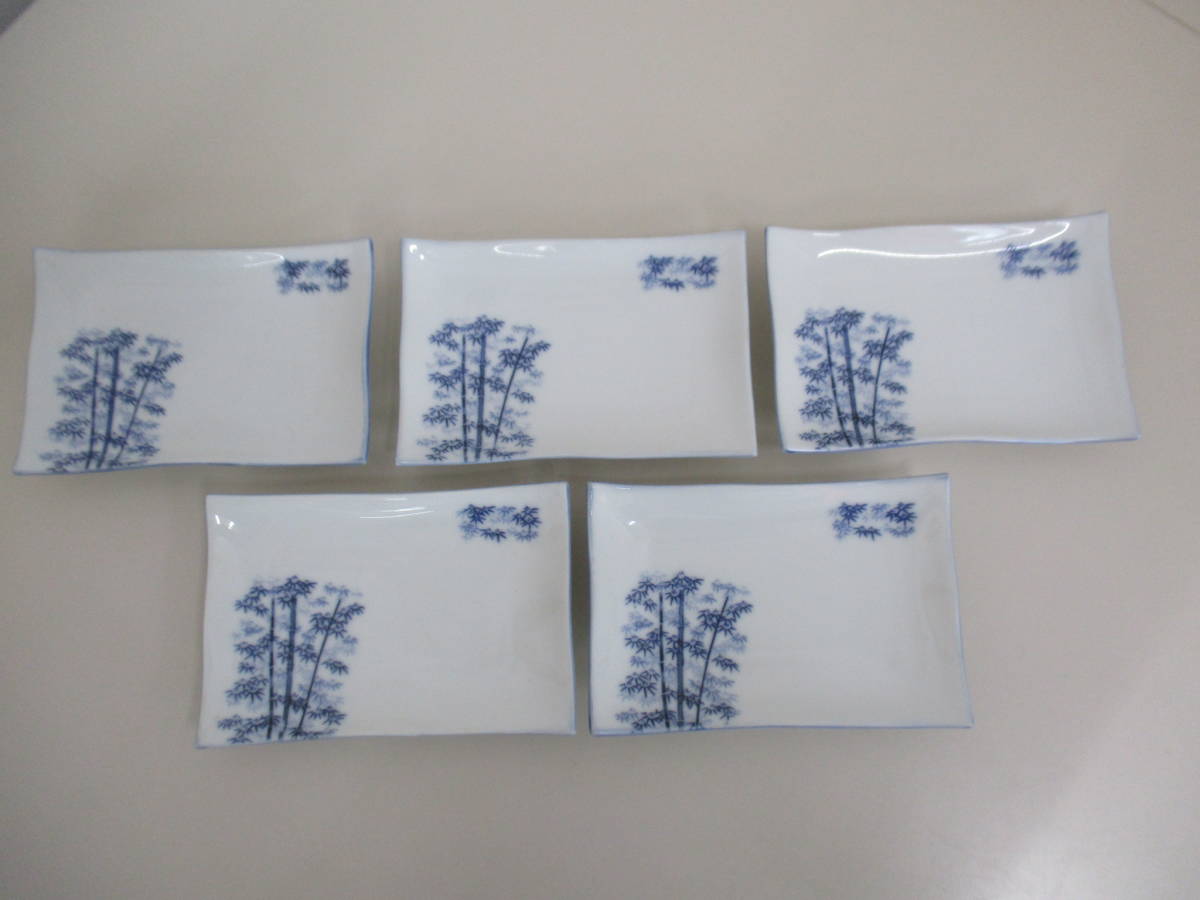 H04 長角皿 5枚セット 竹林柄 レトロ レア 陶磁器 角皿 焼き魚 天ぷら 刺身(その他)｜売買されたオークション情報、yahooの商品情報をアーカイブ公開 - オークファン（aucfan ...