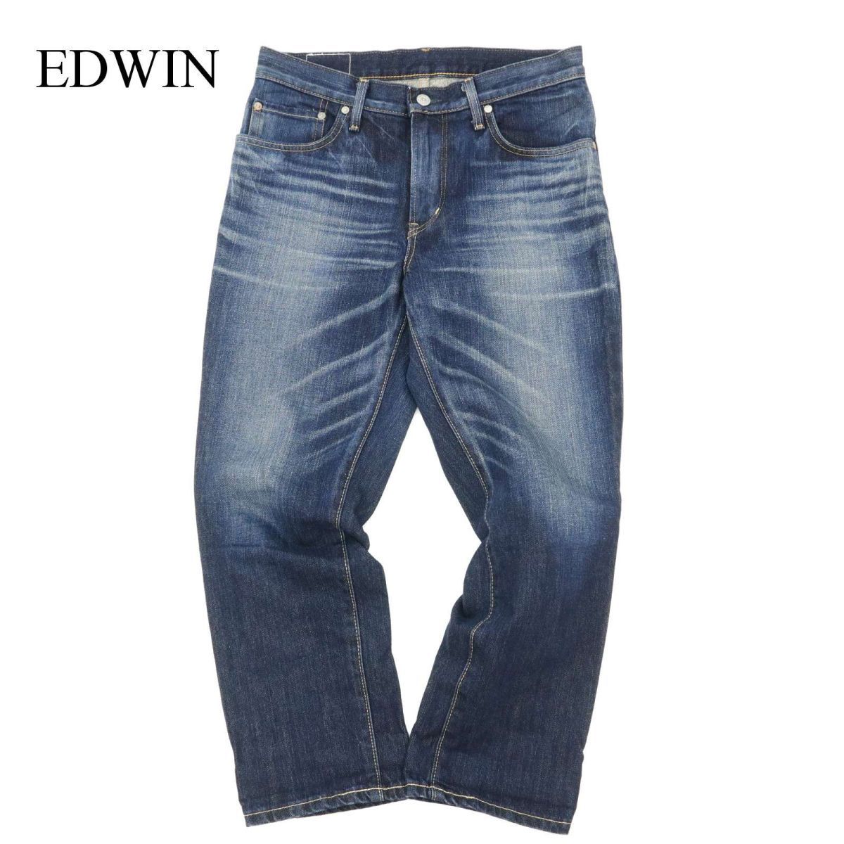 EDWIN エドウィン KS0003 通年 加工 アンクル丈 ストレート デニム パンツ ジーンズ Sz.S メンズ 日本製 C3B01440_4#R(W29)｜売買されたオークション情報 ...