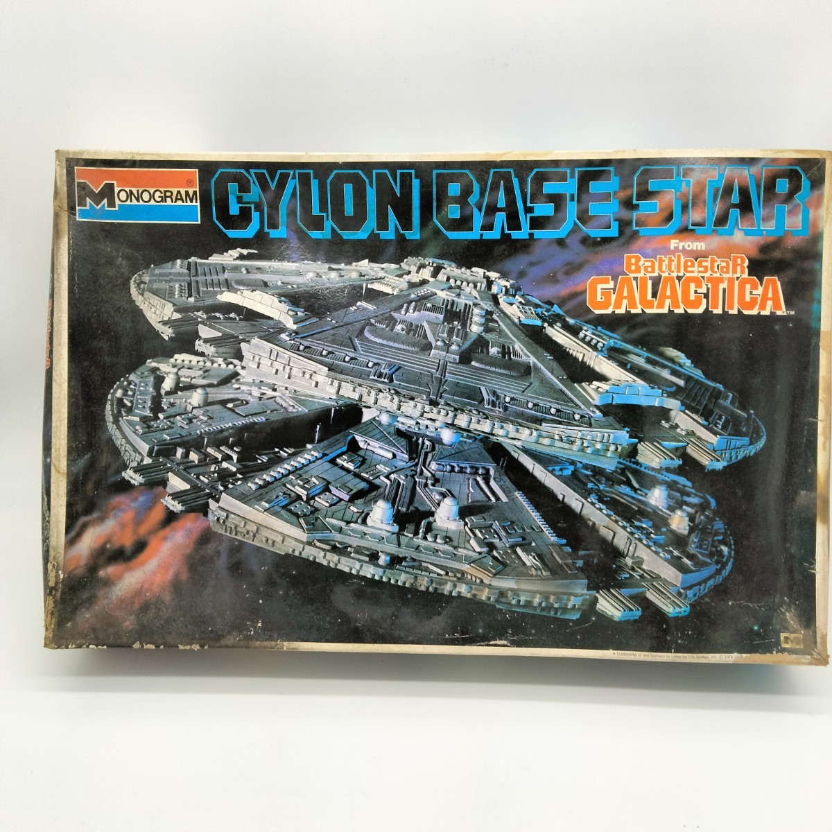 MONOGRAM バンダイ 宇宙空母ギャラクティカ サイロンベーススター 半組み立て状態 現状お渡し プラモデル サイロン 全長28cm 1981年当時物(SF、ファンタジー、ホラー)｜売買さ ...