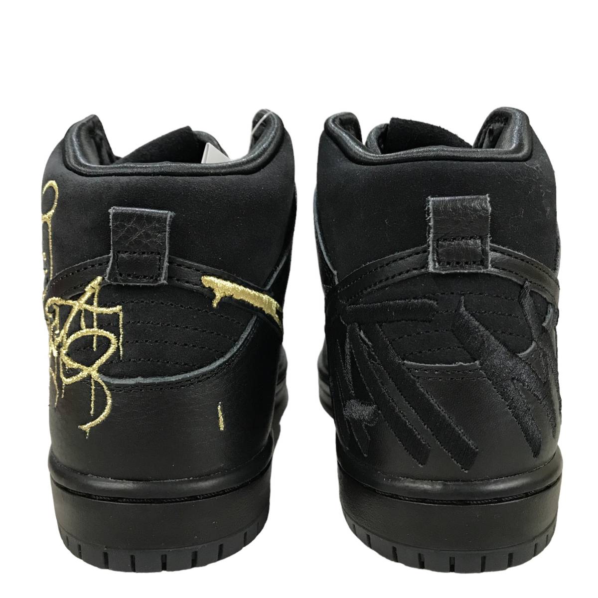 Faust Nike SB Dunk High Black and Metallic Gold ファウスト ナイキSB ダンク ハイ ...