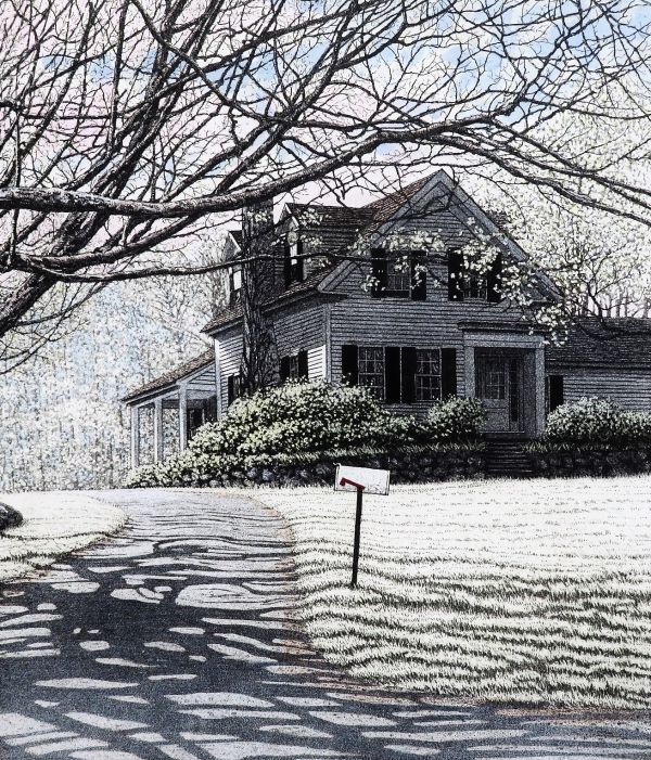 キャロルコレット CAROL COLLETTE Spring greenery 直筆サイン 134/450 約12号大 銅版画(銅版画 ...