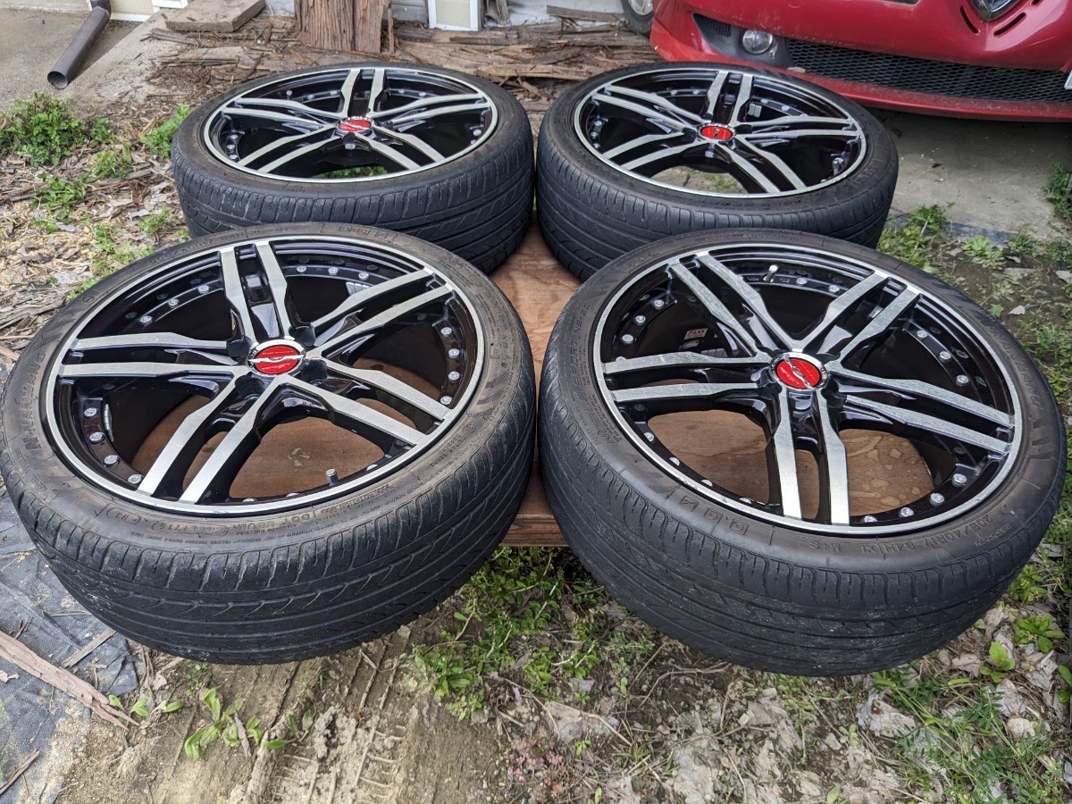 SHALLEN 17インチ6.5J PCD100 キューブZ12使用 タイヤサイズ205/40/R17 アルミホイール(ラジアルタイヤ)｜売買 ...