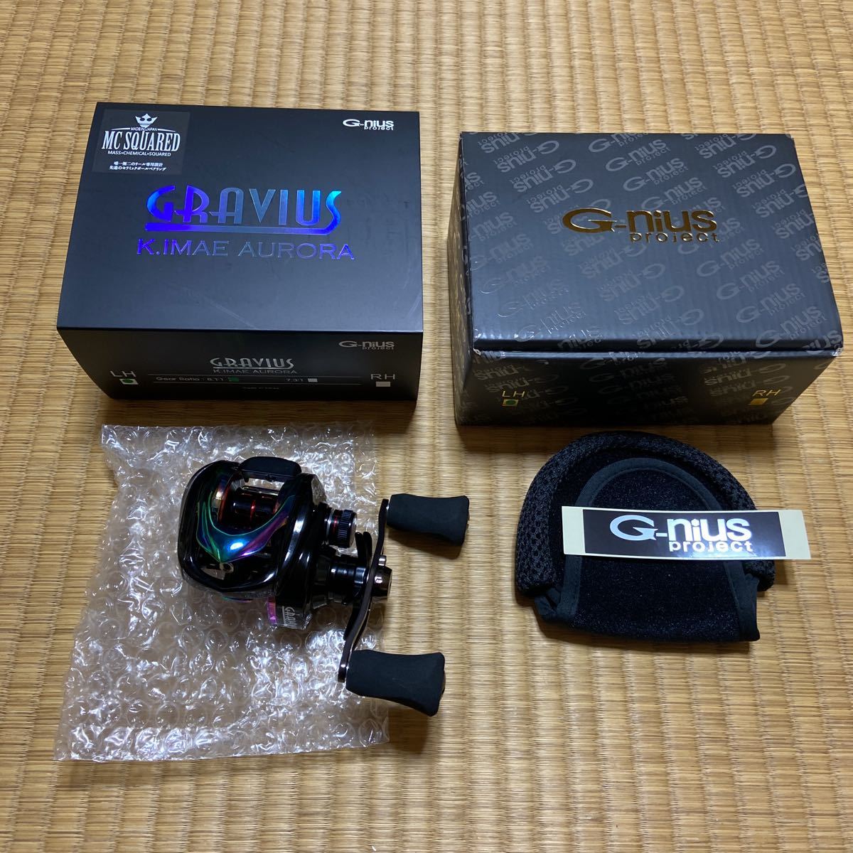 ジーニアスプロジェクト GRAVIUS グラビアス K.IMAE オーロラ 8.1 左ハンドル(ベイトリール)｜売買されたオークション情報、yahooの商品情報をアーカイブ公開 ...