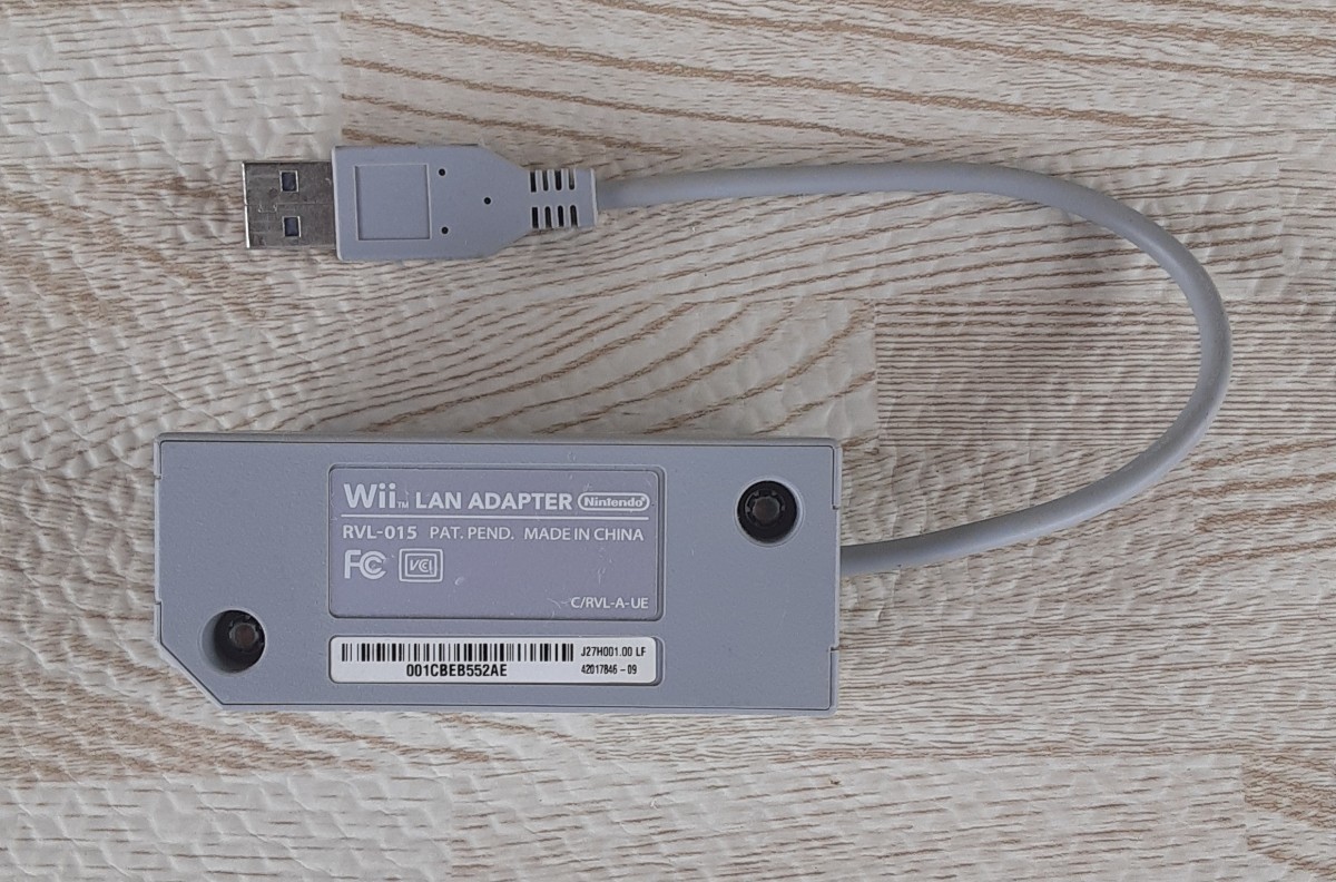 ジャンク品 動作未確認 任天堂 Wii LANアダプター 純正品 Nintendo ウィー LAN ADAPTER ニンテンドー ラン ...