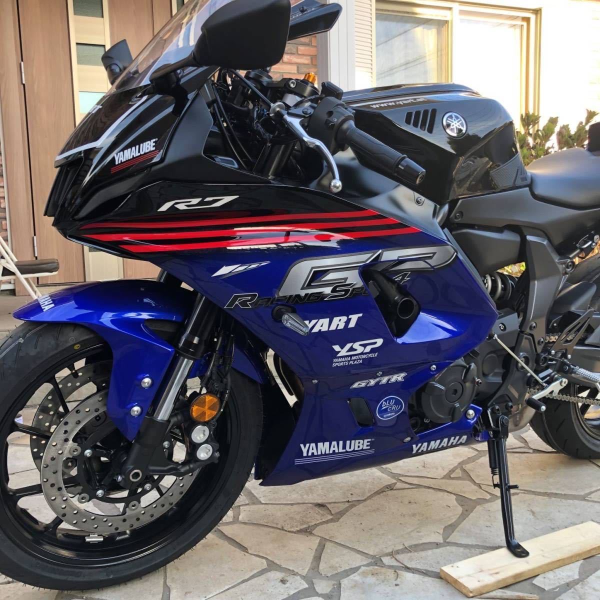 ほぼ新車 走行240km YAMAHA YZF-R7 YAMALUBE外装セット装着車 登録22年10月(401cc-750cc)｜売買されたオークション情報、yahooの商品情報をアーカイブ ...