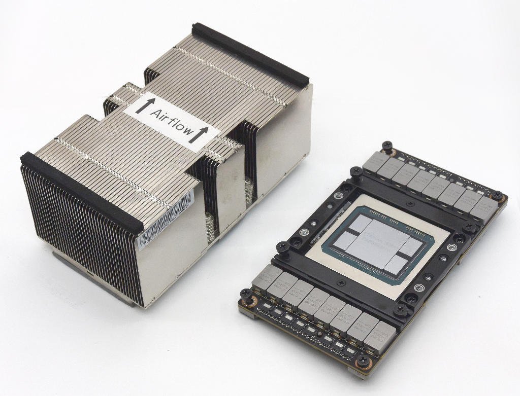 1円スタート nVIDIA Tesla P100-SXM2-16GB SXM2モジュール ヒートシンク付属 DGX-1搭載GPUモジュール ...