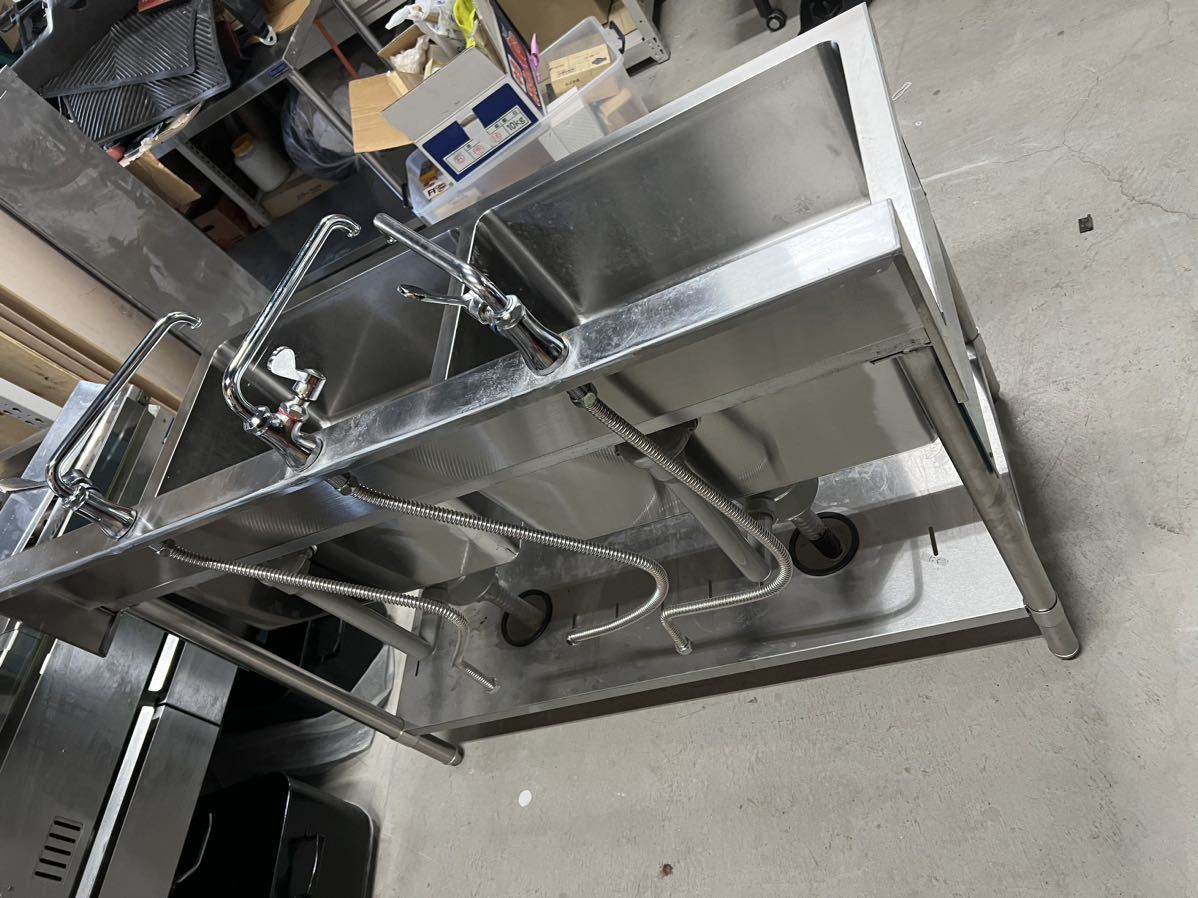 マルゼン2層シンク 水栓3個付き BS2 126(流し台、シンク)｜売買されたオークション情報、yahooの商品情報をアーカイブ公開 - オークファン（aucfan.com）