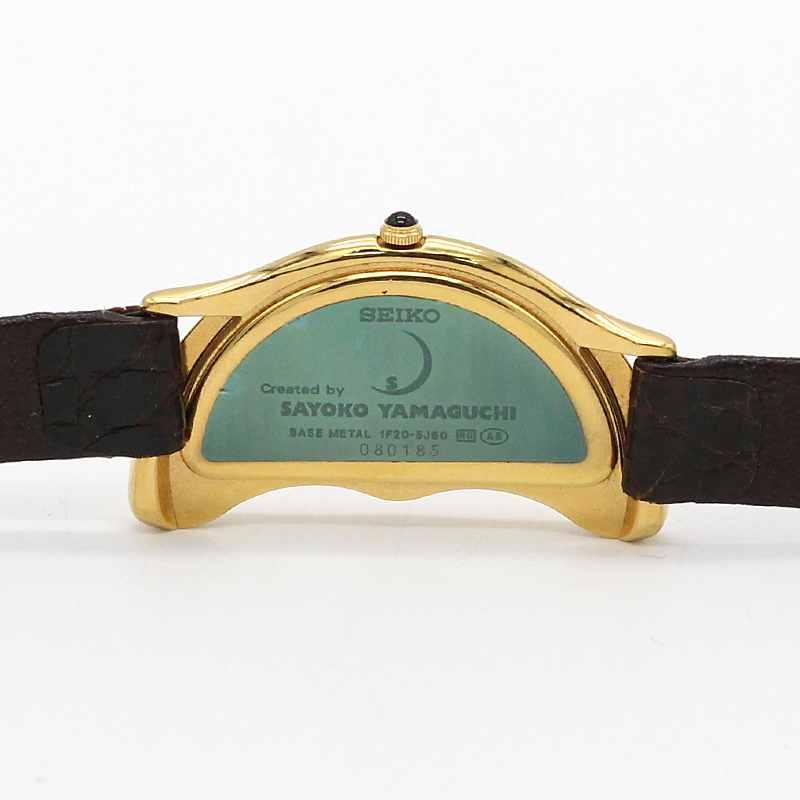 セイコー SEIKO Le Veni SAYOKO YAMAGUCHI 1F20-5J60 レディースウォッチ 腕時計 稼働品 B00479 ...
