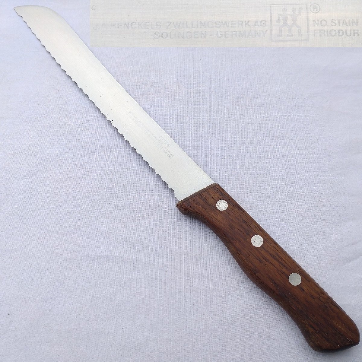 パン切り包丁 洋包丁 J.A.HENCKELS ZWILLINGSWERL.AG SOLINGEN GERMANY NO STAIN ...