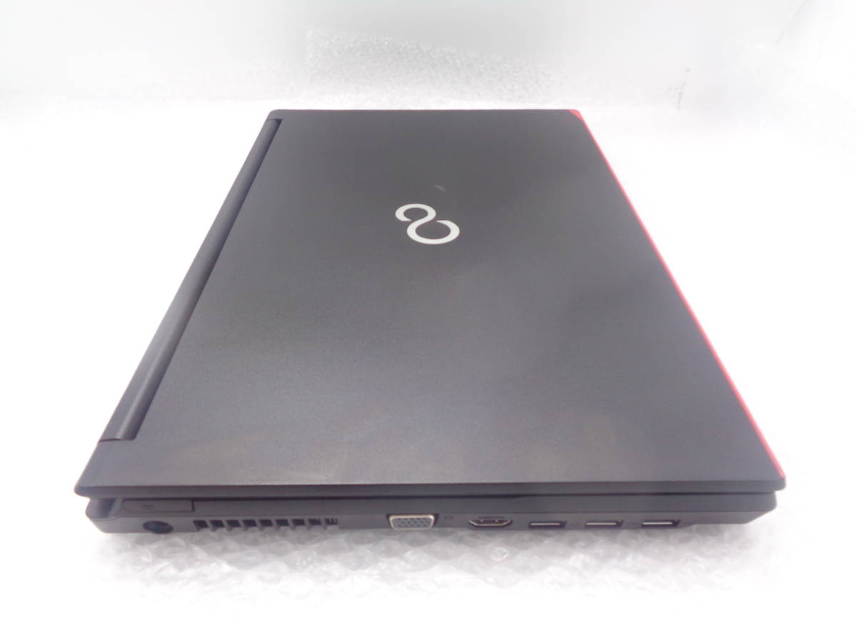 i3第6世代 FUJITSU LIFEBOOK A576/P/i3-6100U 2.3Ghz/4GB/SSD 256GB/無線/BLUETOOTH/DVDドライブ/15.6インチ ...