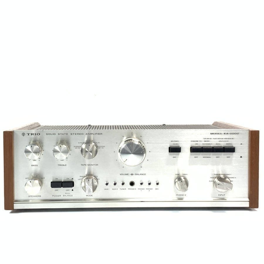 TRIO トリオ KA-5002 プリメインアンプ 実効出力50W+50W 8Ω時 現状品(その他)｜売買されたオークション情報、yahooの ...