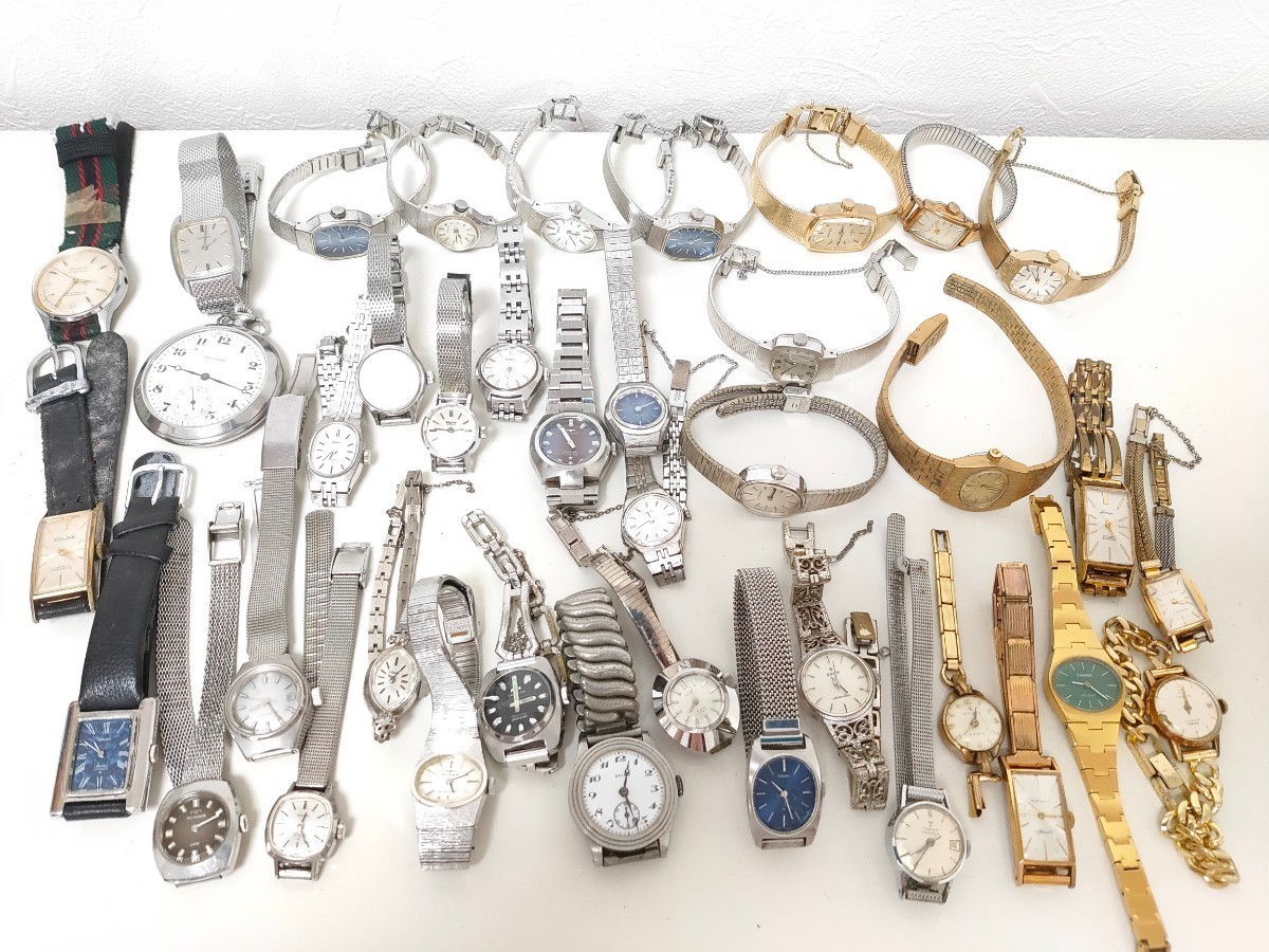 1円スタート SEIKO CITIZEN TISSOT WALTHAM RADO JUVENIA BINGO 等 ジャンク 稼働品あり 動作未 ...