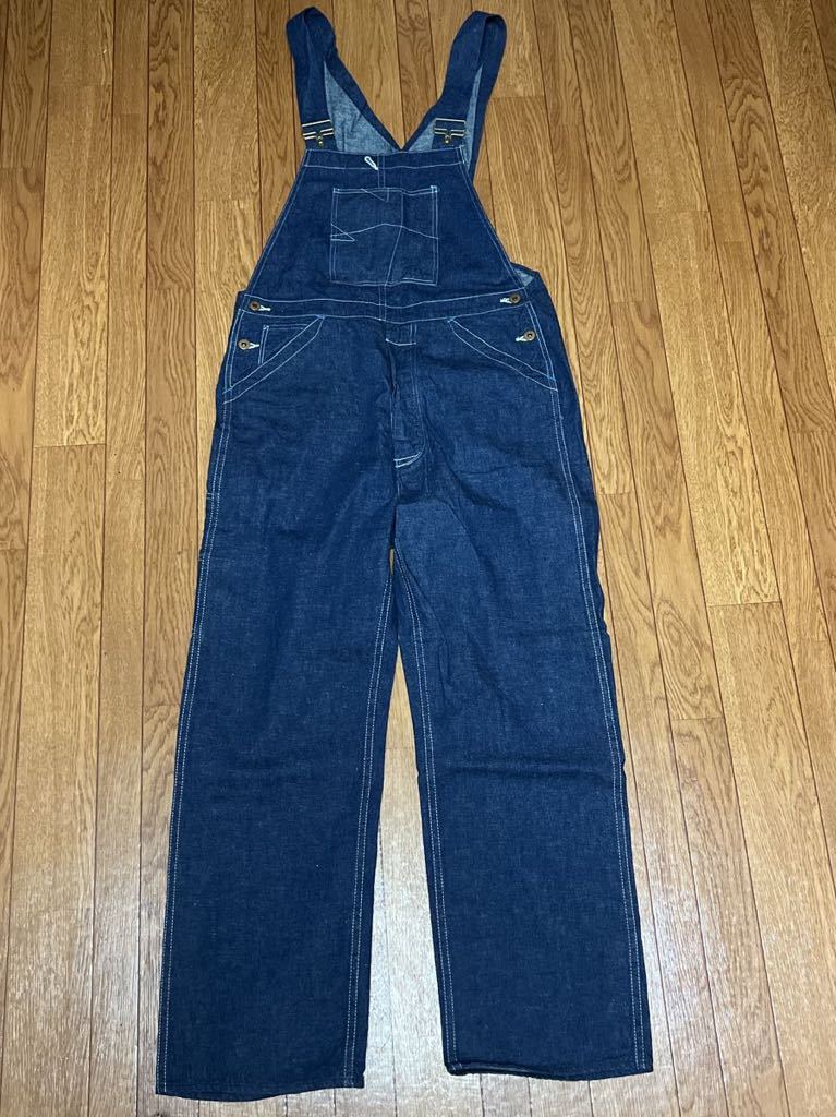 TCB JEANS Boss of the Cat Overall ボスオブザキャット オーバーオール 30インチ デニムオーバーオール ...