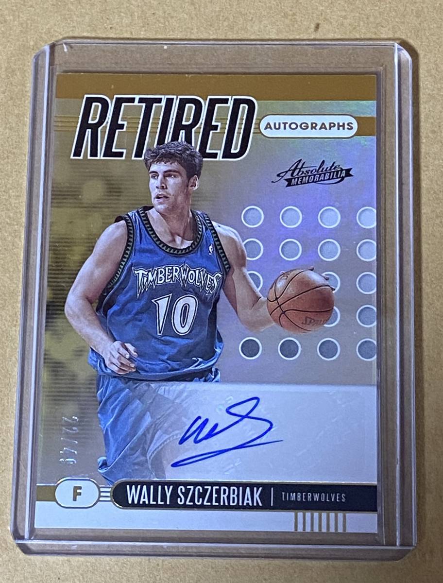 2019-20 PANINI-ABSOLUTE MEMORABILIA BASKETBALL WALLY SZCZERBIAK 直筆サイン ...